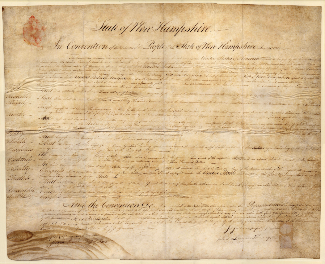NH marks 250th anniversary of first state constitution - Concord Monitor