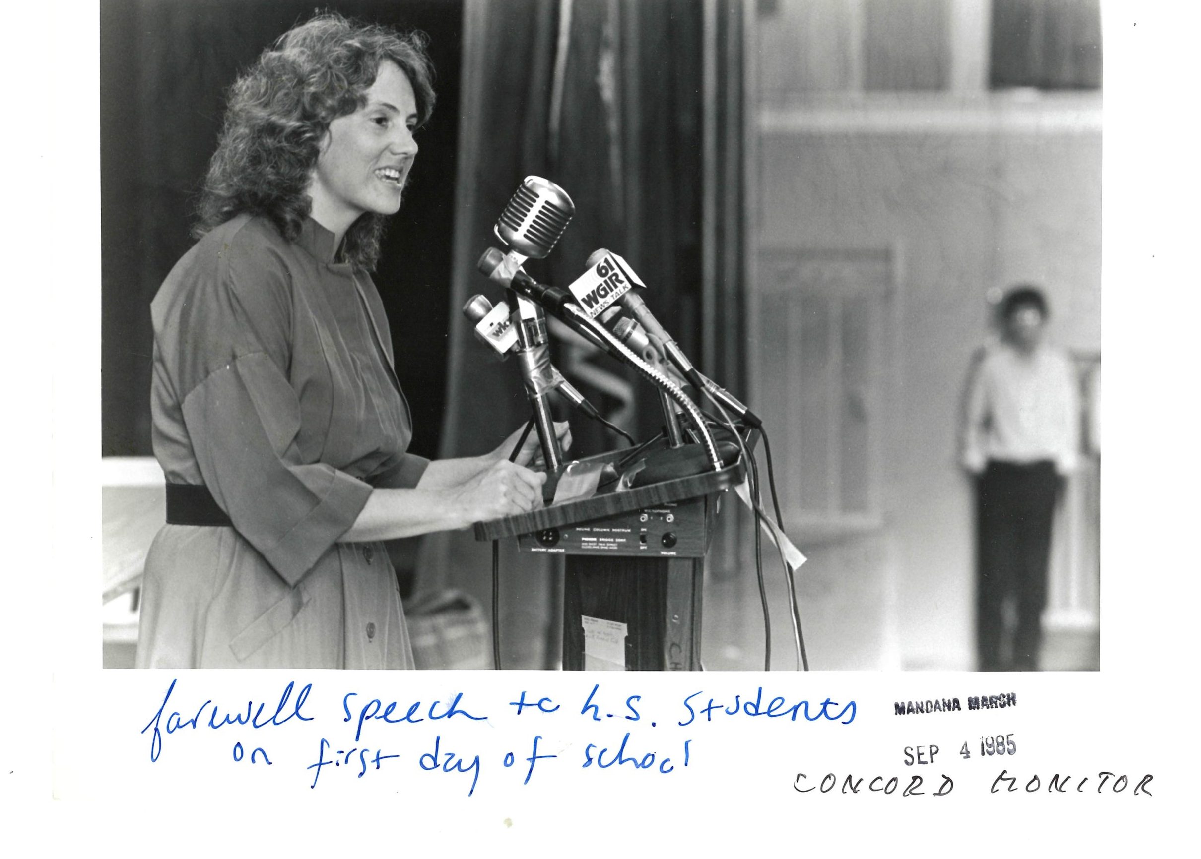 Christa, in her own words - Concord Monitor